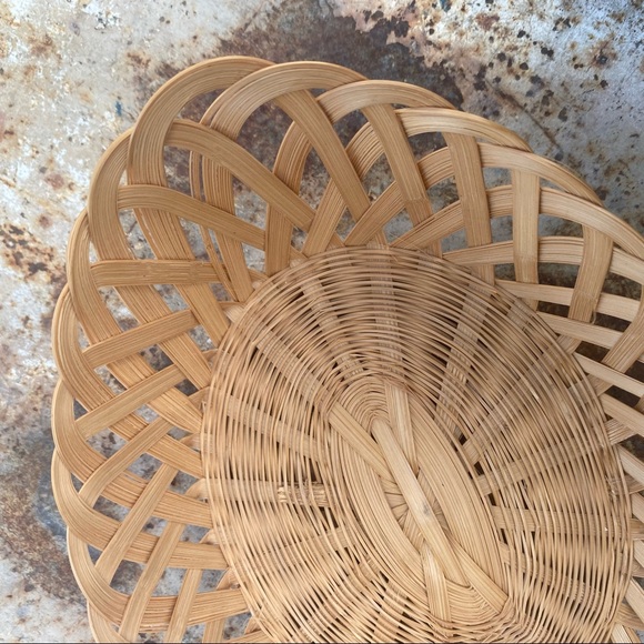 Vintage | Accents | Vintage Boho Waterfall Basket Wall Basket | Poshmark